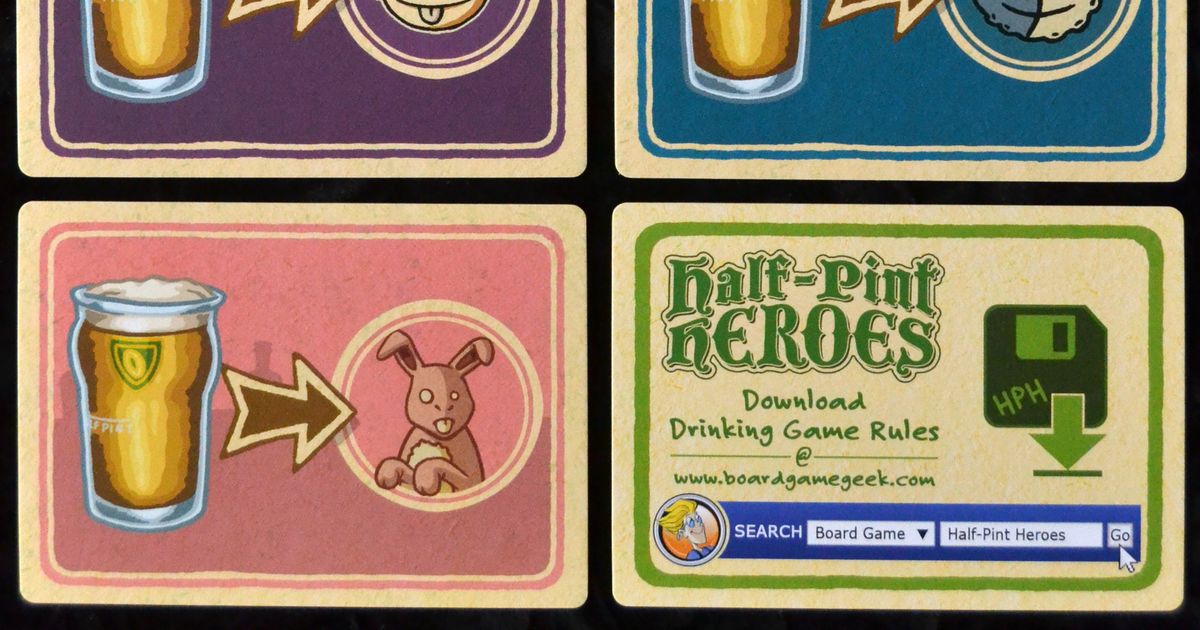 Half-Pint Heroes: Trinkspiel | Board Game | BoardGameGeek