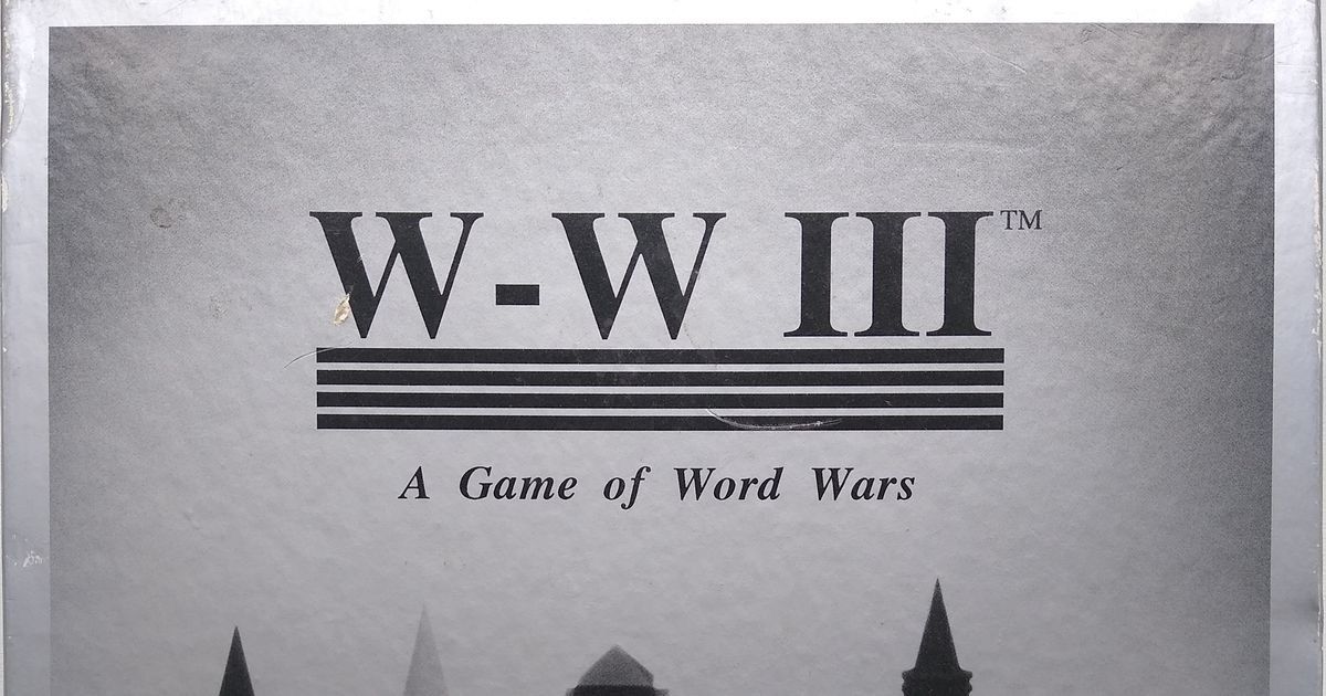 Word Wars III: A game of Word Wars | Board Game | BoardGameGeek