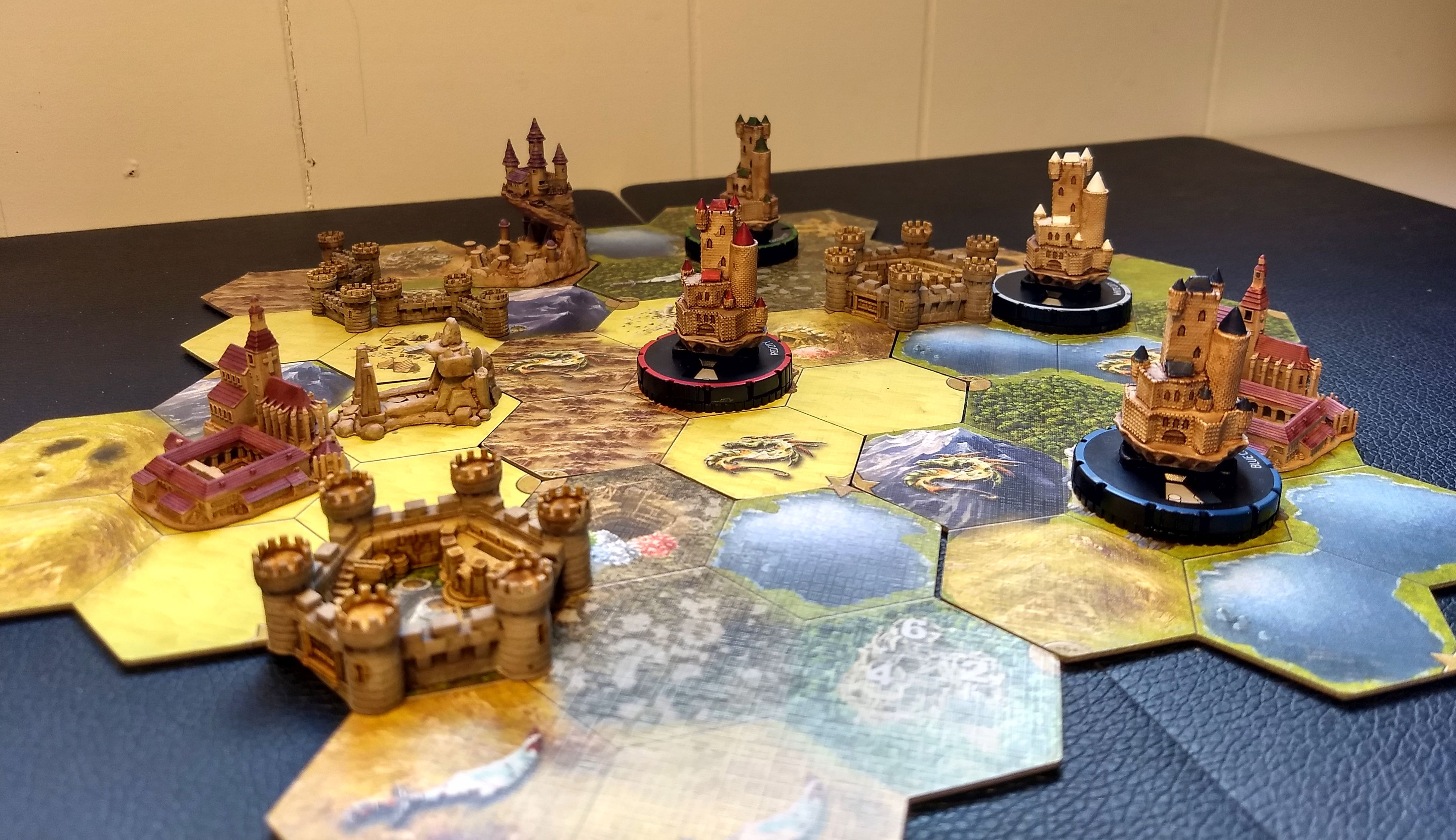 Mage Knight 3D Locations | Mage Knight Board Game