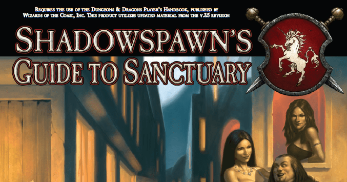 Shadowspawn's Guide to Sanctuary | RPG Item | RPGGeek
