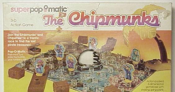 Chipmunks Superpopomatic 3-D Action Game | Board Game | BoardGameGeek