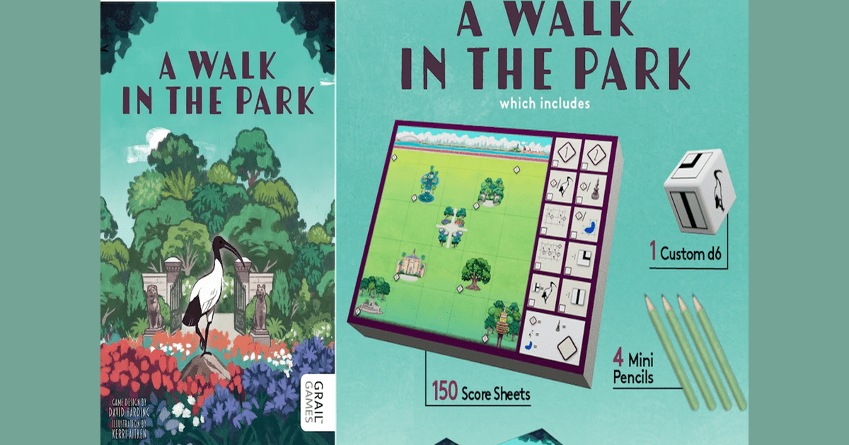 Kickstarter: A Walk In The Park | Juegos Roll & Write | BoardGameGeek