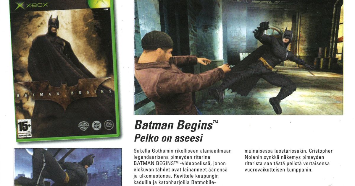 Batman Begins | Video Game | VideoGameGeek