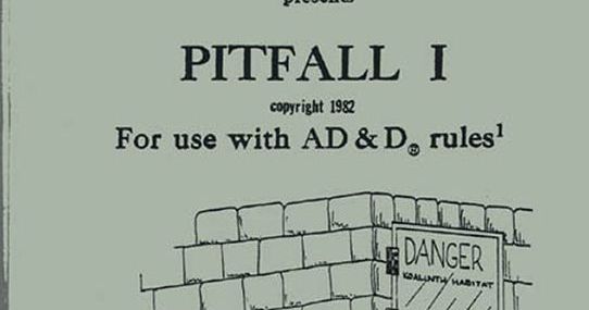 Pitfall I: The Tomb of Trent | RPG Item | RPGGeek