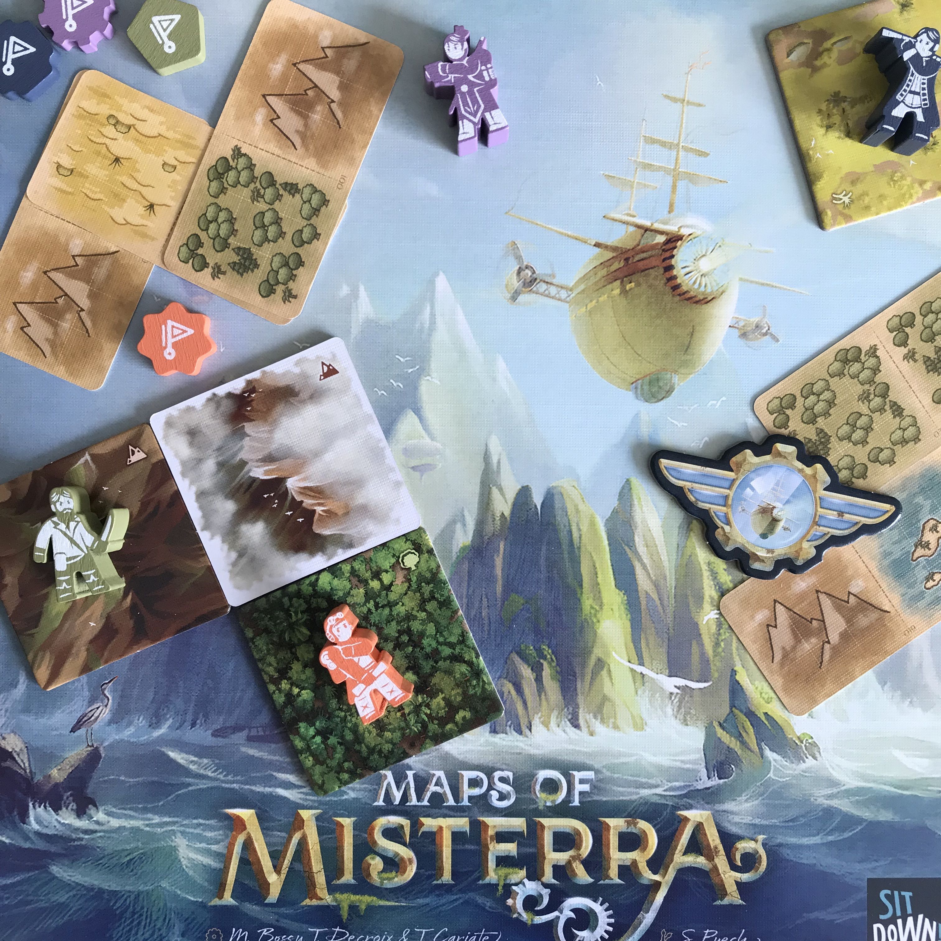 Review - Maps of Misterra (Mr. & Ms. Meeple) | Maps of Misterra