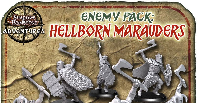 Shadows of Brimstone: Gates of Valhalla – Hellborn Marauders Enemy Pack ...
