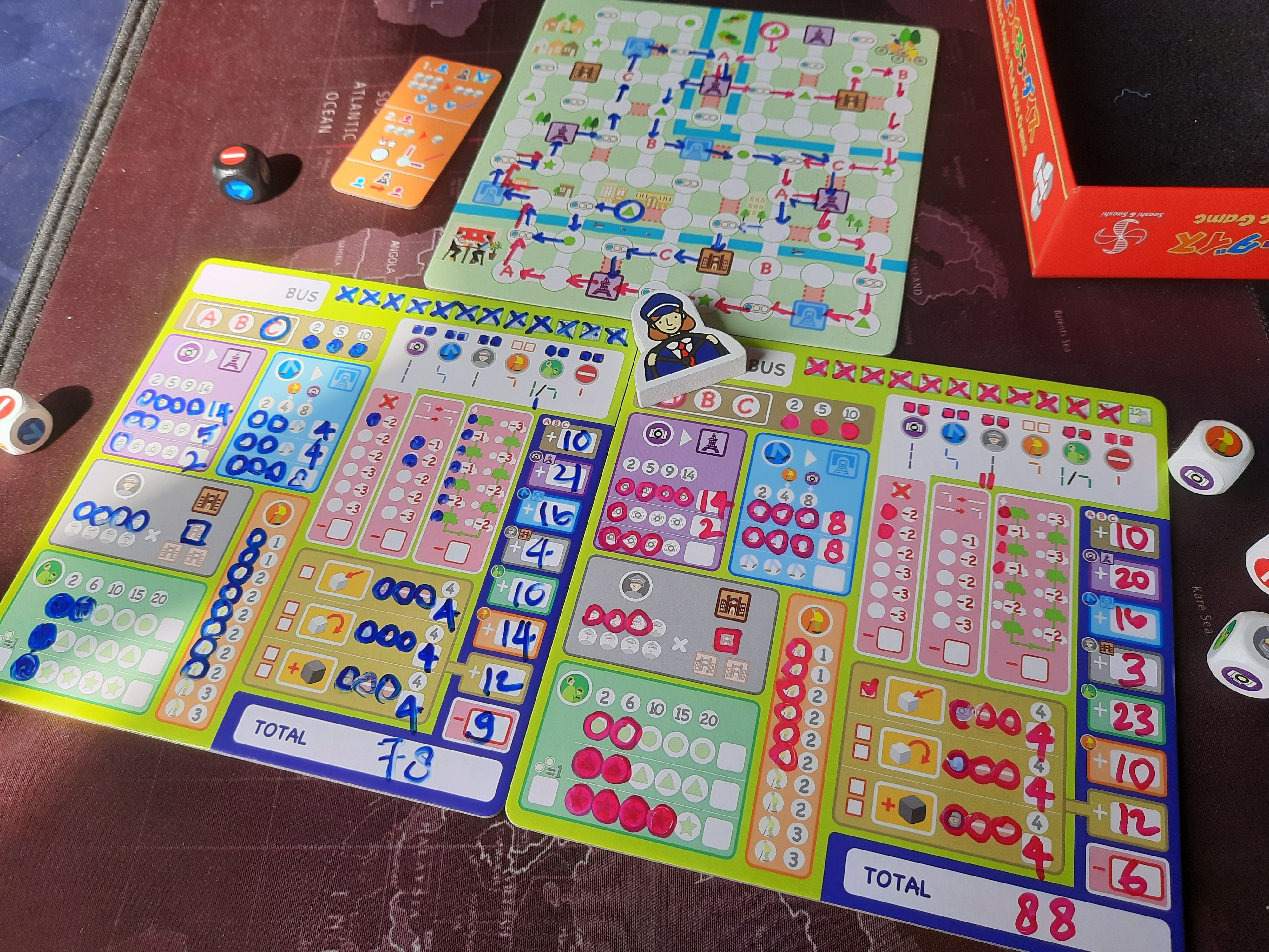 Let's Make a Bus Route: The Dice Game - March 2023 - Play Session ...