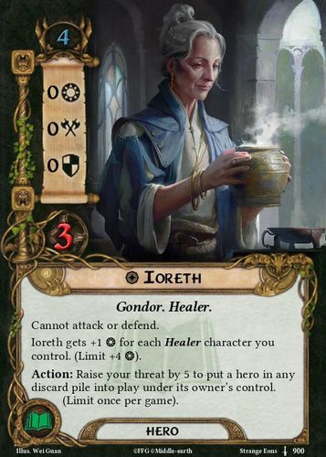 Custom Cards for Healer Trait | The Lord of the Rings: The Card Game