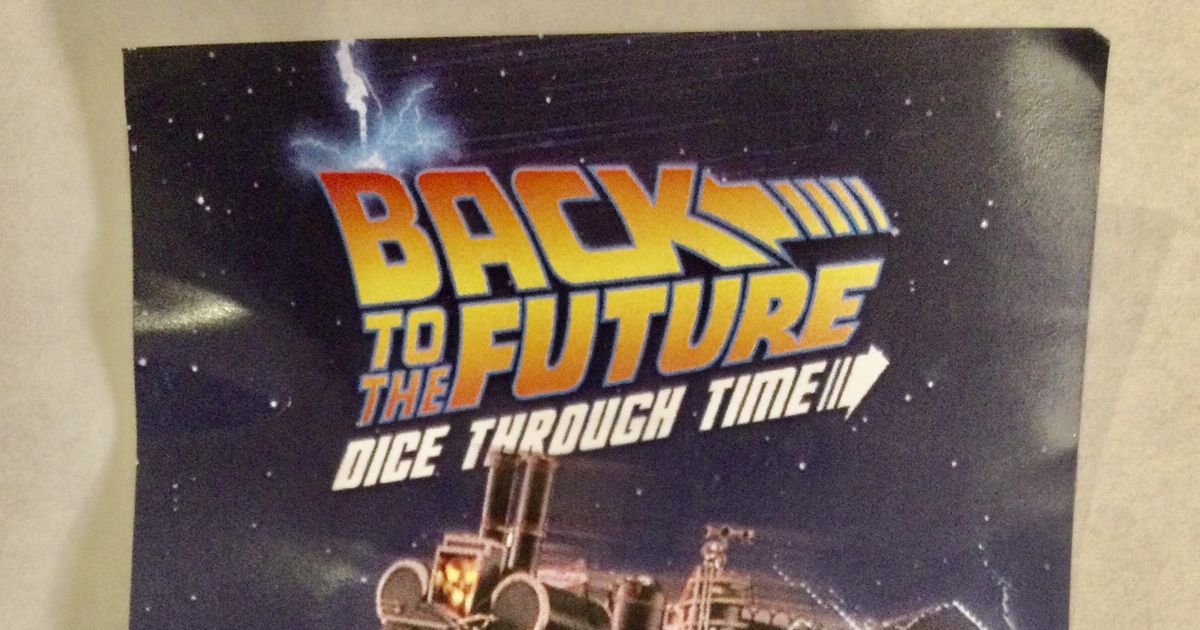 Back To The Future: Dice Through Time – Time Train | Board Game ...