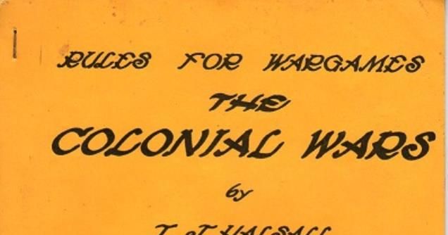 Rules for Wargames: The Colonial Wars | Board Game | BoardGameGeek