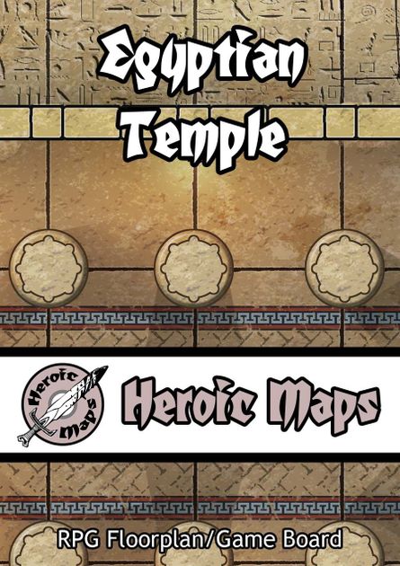 Heroic Maps: Egyptian Temple | RPG Item | RPGGeek