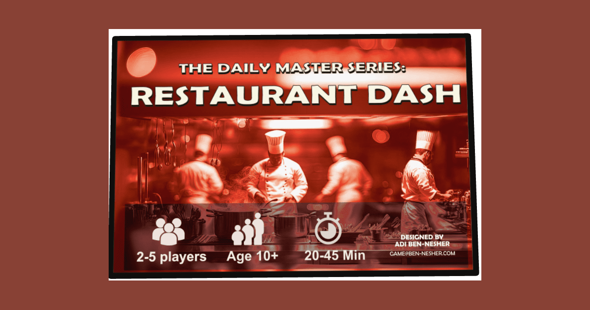 TheDaily Master Restaurant dash rule book 2023 | The Daily Master