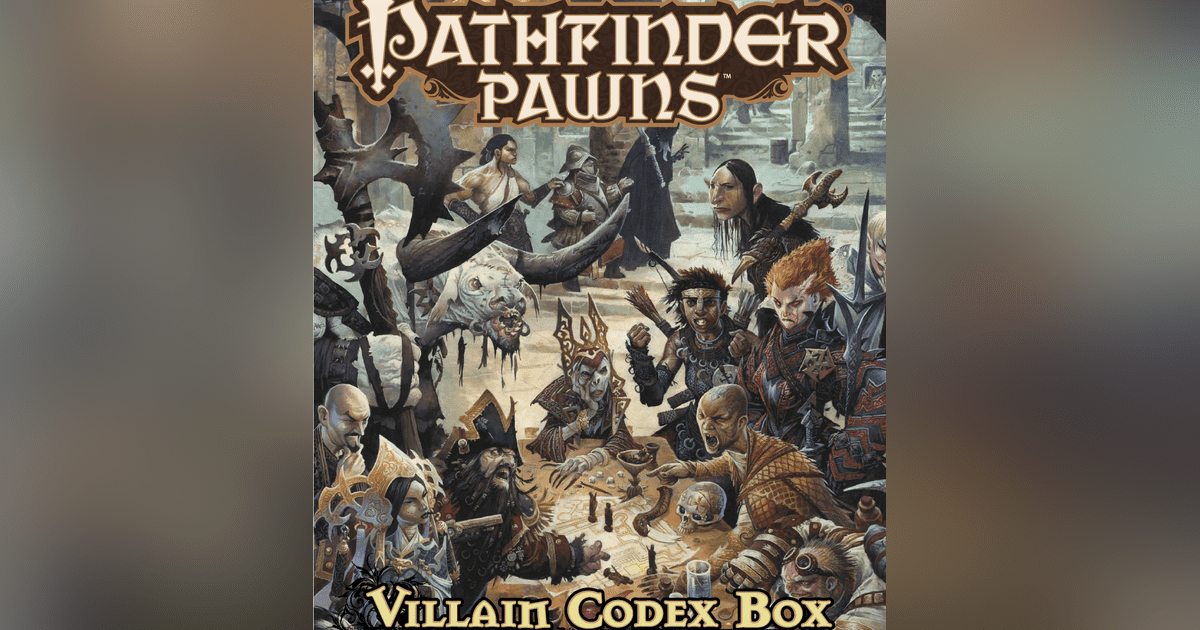 Pathfinder Pawns: Villain Codex Box | RPG Item | RPGGeek