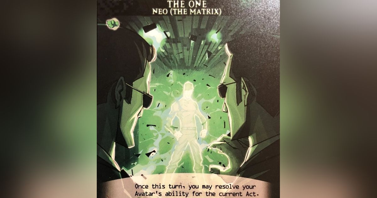 Legendary Encounters: The Matrix – Neo Alternate Art Card | Board Game ...