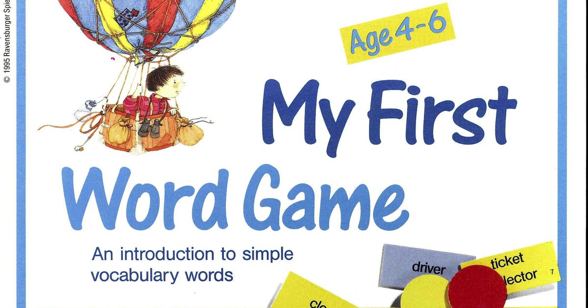 My First Word Game | Board Game | BoardGameGeek
