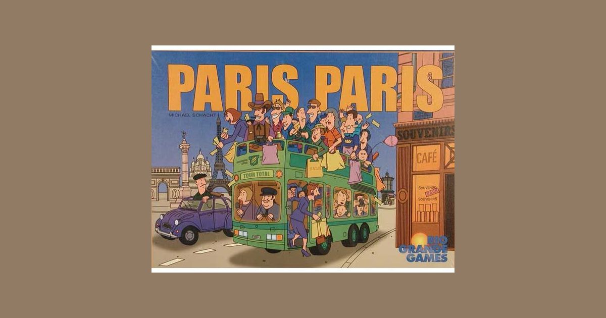Paris Paris | Board Game | BoardGameGeek
