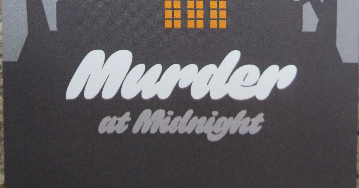 Murder at Midnight | Board Game | BoardGameGeek