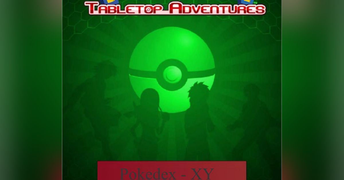 Pokémon Tabletop Adventures Pokédex XY | RPG Item | RPGGeek