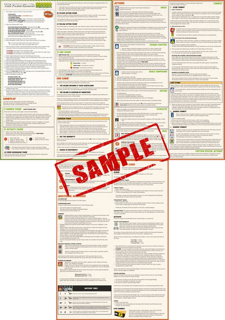 ACTION ANDY - The Plum Island Horror Complete Compact Rules | The Plum ...