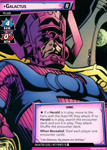 Galactus draft idea | Marvel Champions: The Card Game