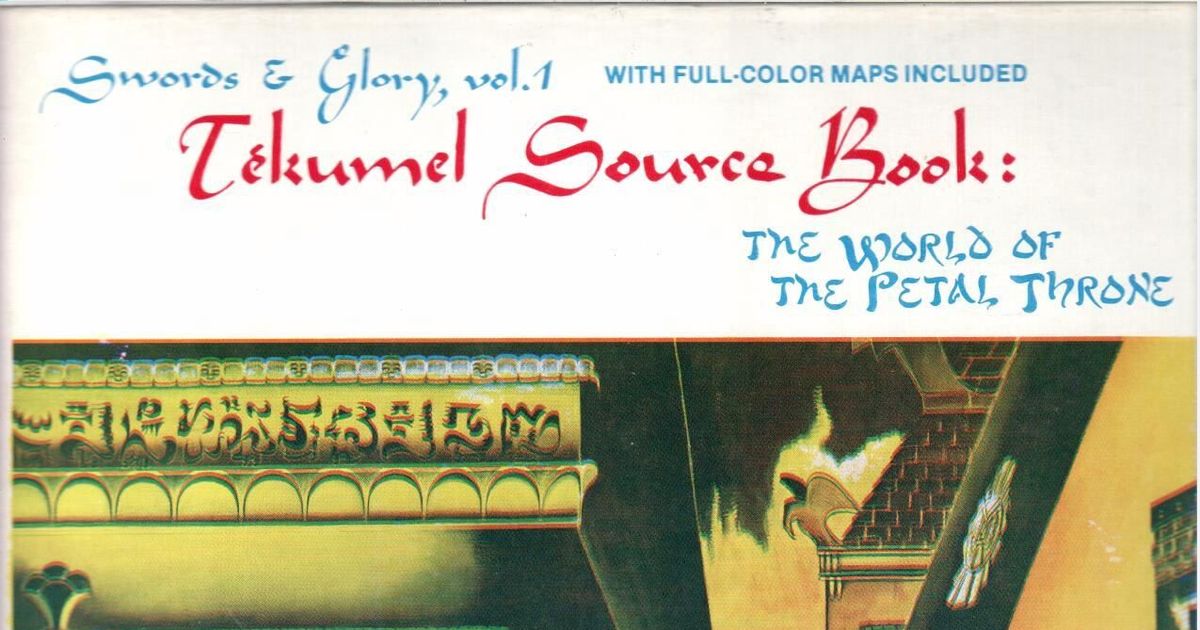 Tékumel Source Book (Box Set) | RPG Item | RPGGeek