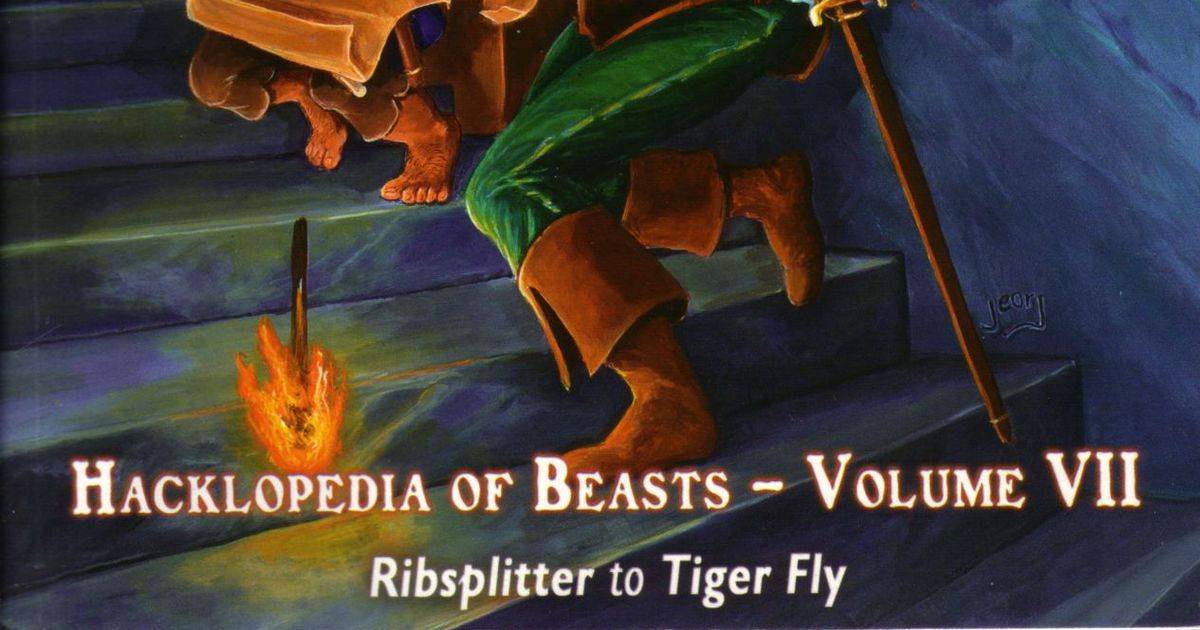 Hacklopedia of Beasts Volume VII: Ribsplitter to Tiger Fly | RPG Item ...