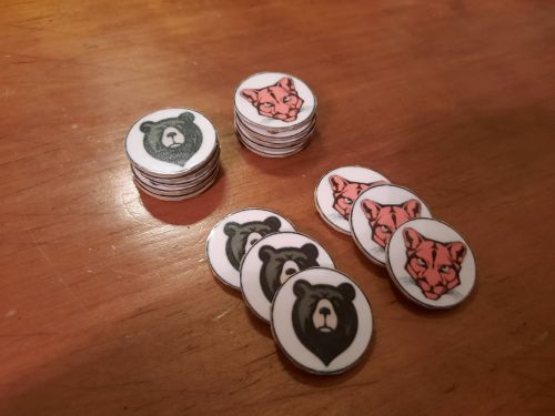 Bear and Cougar Tokens | Cryptid