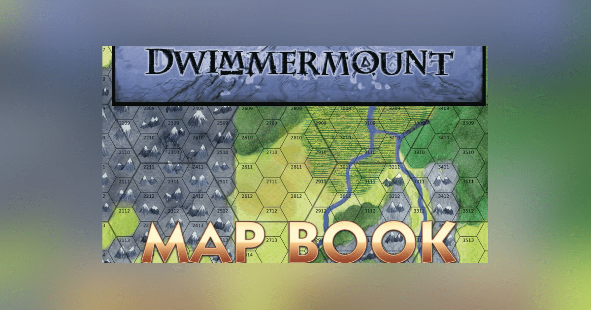 Dwimmermount Map Book | RPG Item | RPGGeek