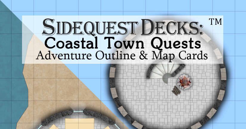 SideQuest Decks: Coastal Town Quests | RPG Item | RPGGeek