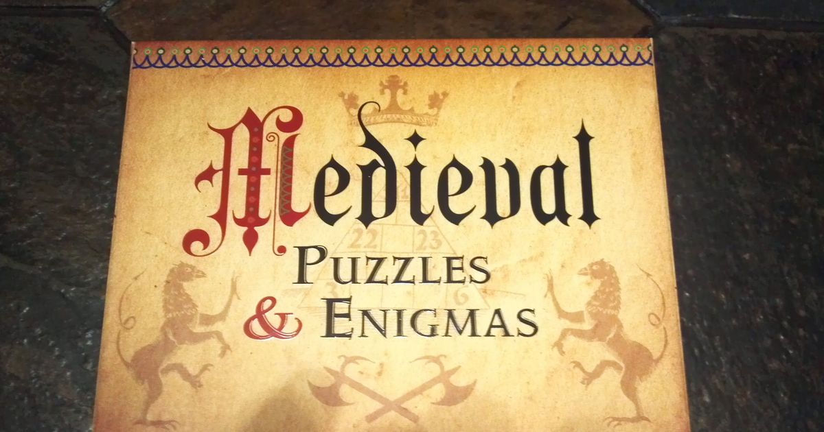 Medieval Puzzles & Enigmas | Board Game | BoardGameGeek