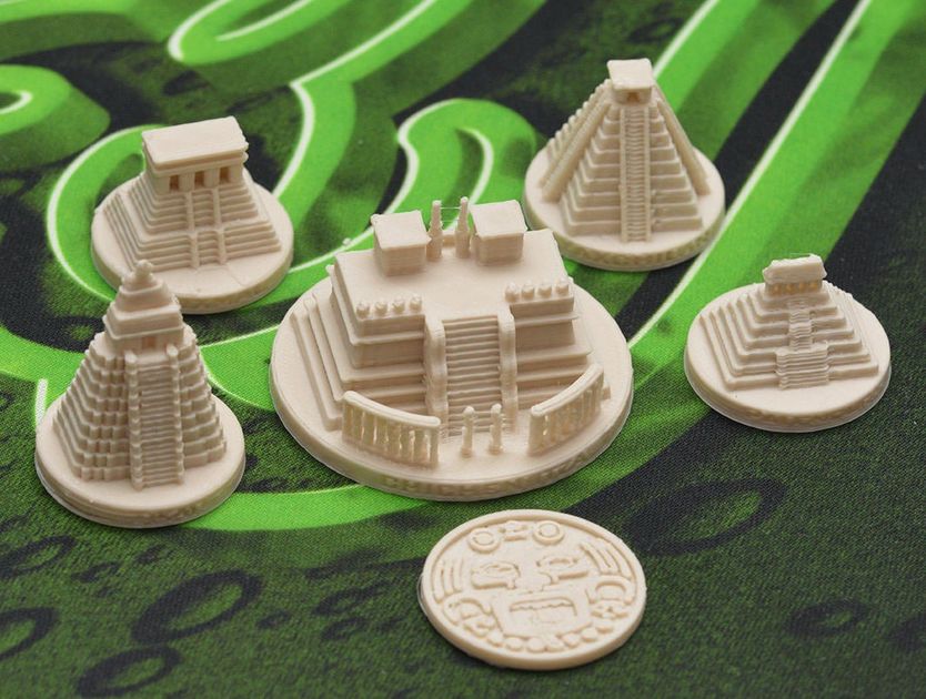 Tzolk'in: The Mayan Calendar – Pyramids and Token Set | Board Game ...
