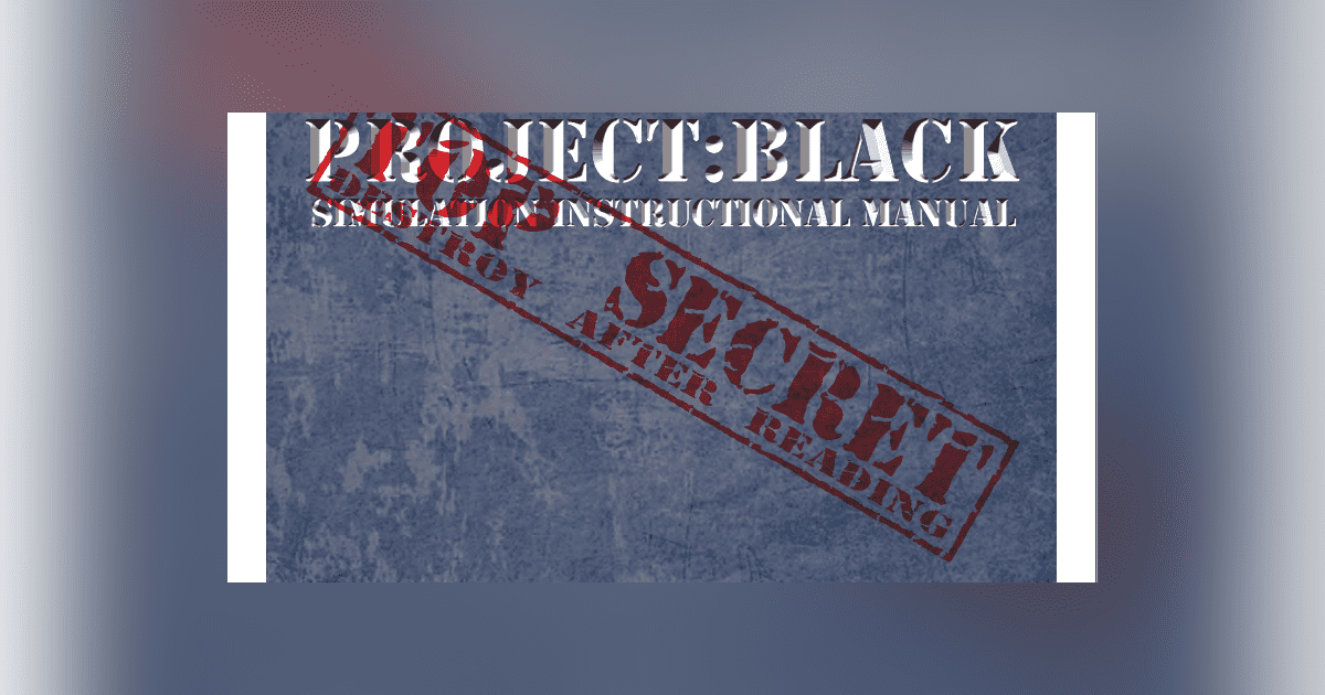 Project: Black | RPG Item | BoardGameGeek