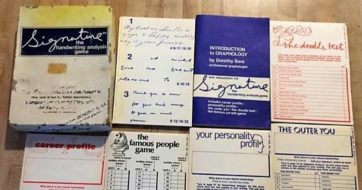 Signature: The Handwriting Analysis Game | Board Game | BoardGameGeek