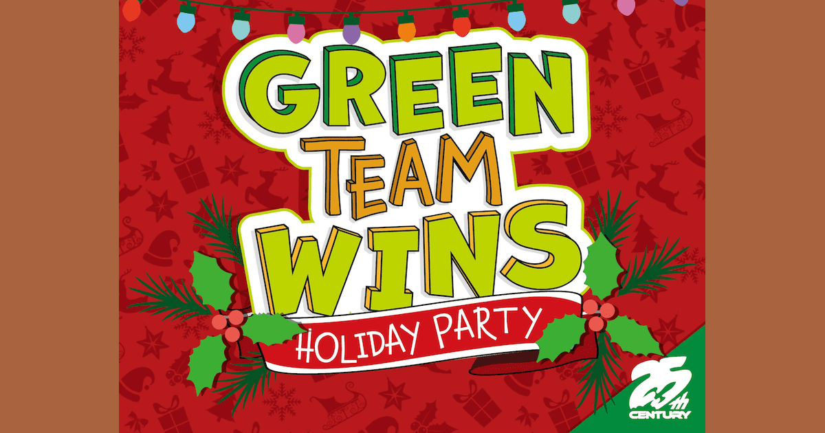 Extra Player Printable Sheets | Green Team Wins: Holiday Party