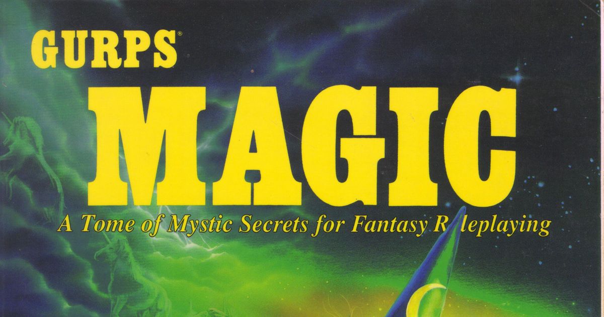 GURPS Magic (First Edition) | RPG Item | BoardGameGeek