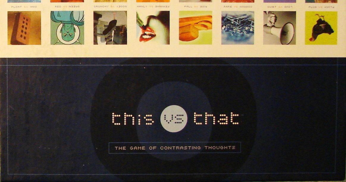 This Vs That | Board Game | BoardGameGeek