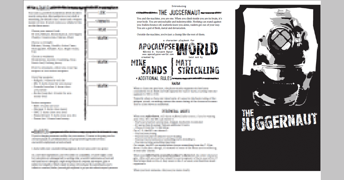 The Juggernaut | RPG Item | RPGGeek