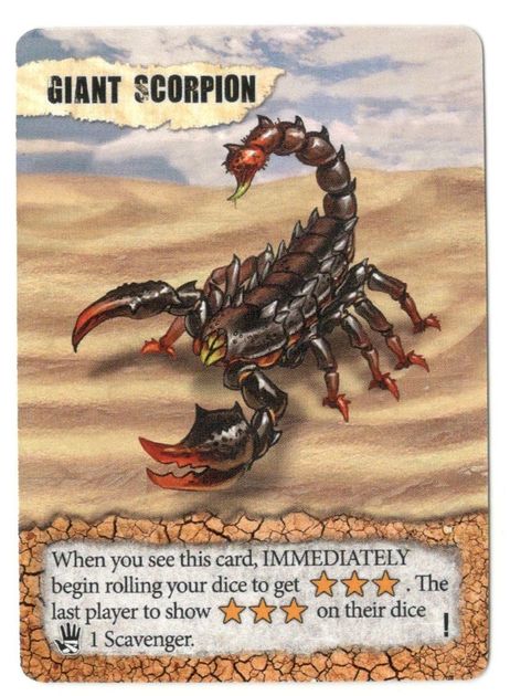 Remnants: Giant Scorpion Promo Card | Board Game | BoardGameGeek