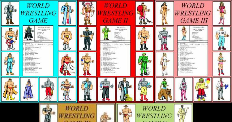 World Wrestling Game | Board Game | BoardGameGeek