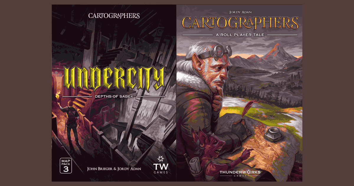 New for 2020: Cartographers Map Pack 3: Undercity - Depths of Sabek ...