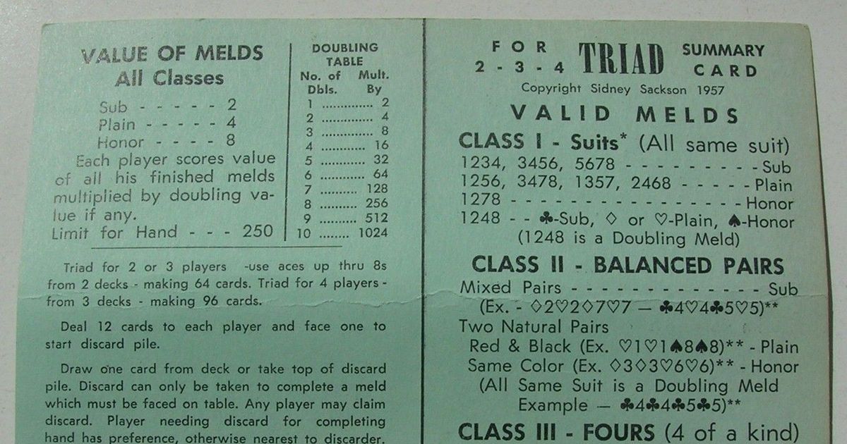 Triad | Board Game | BoardGameGeek