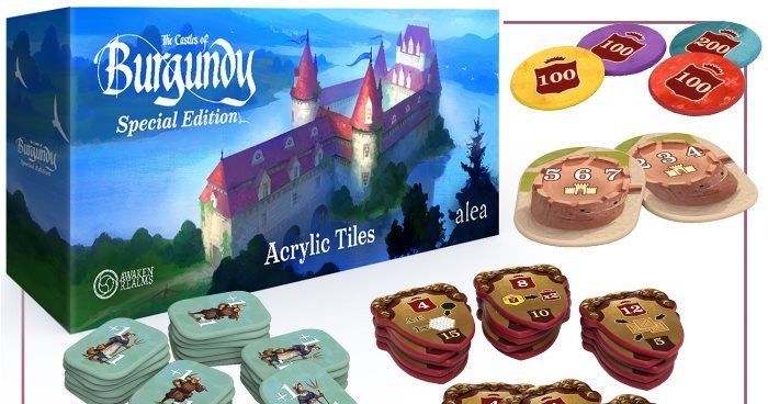 The Castles of Burgundy: Special Edition – Acrylic Tiles | Board Game ...
