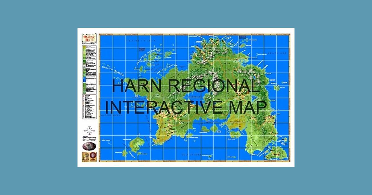 Harn Regional Map | RPG Item | RPGGeek