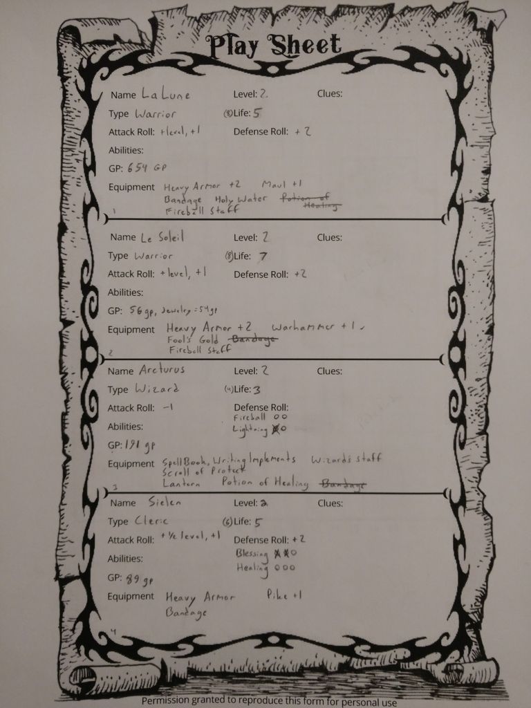 Four Against Darkness Maps