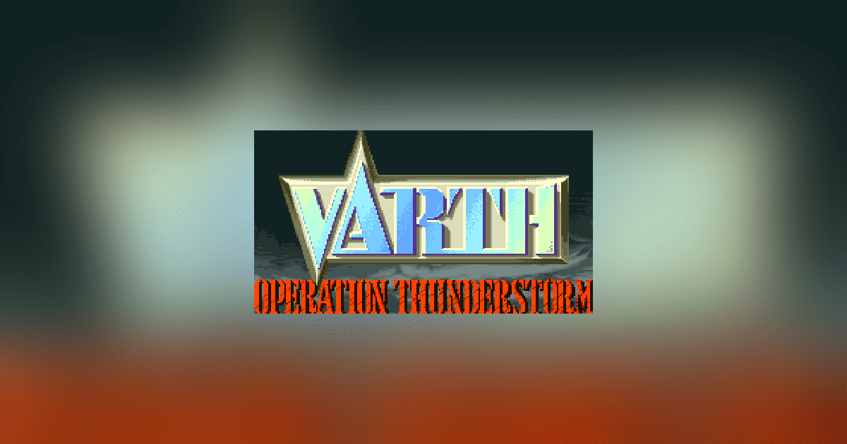 Varth: Operation Thunderstorm | Video Game | VideoGameGeek