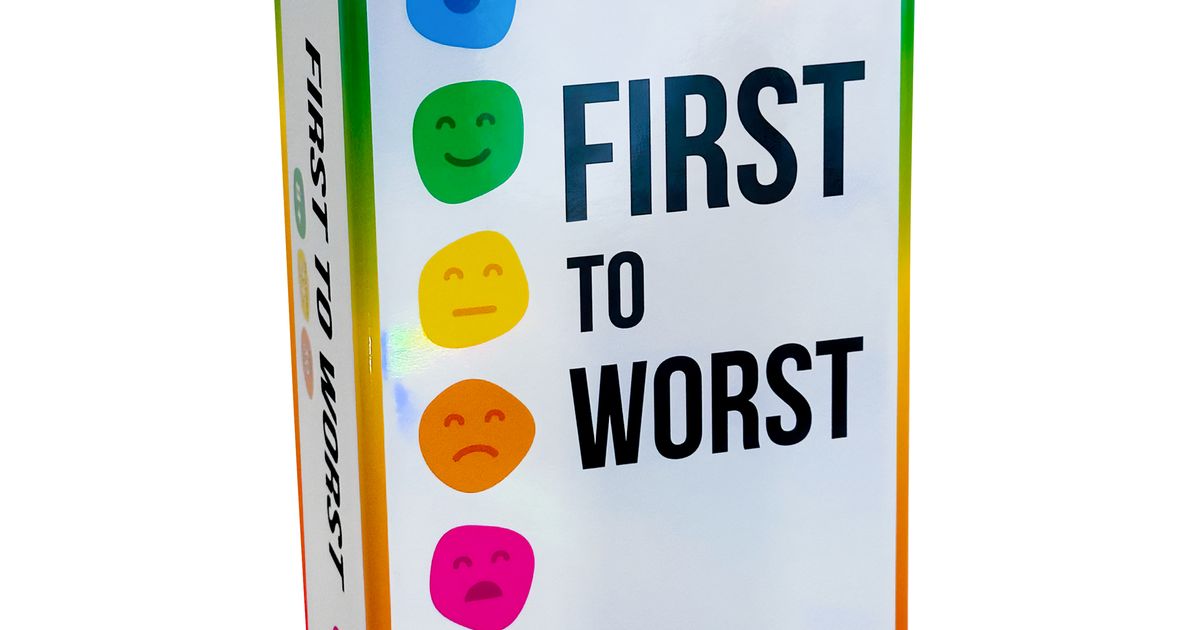 First to Worst: The Party Game About How Your Friends and Family Rank ...