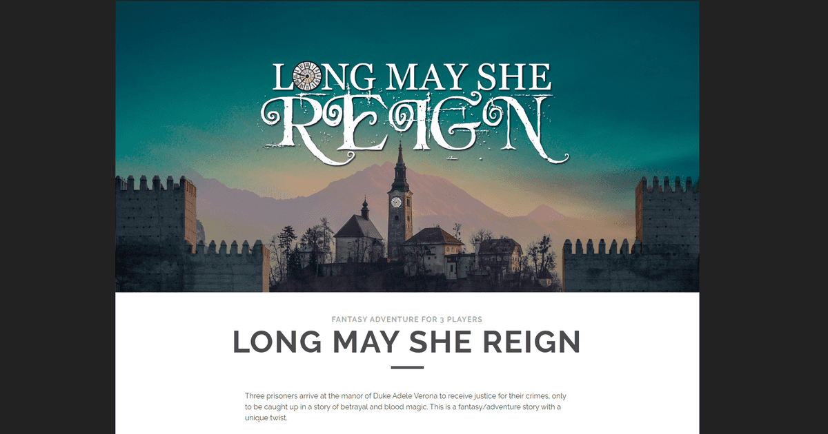 Long May She Reign | RPG Item | RPGGeek