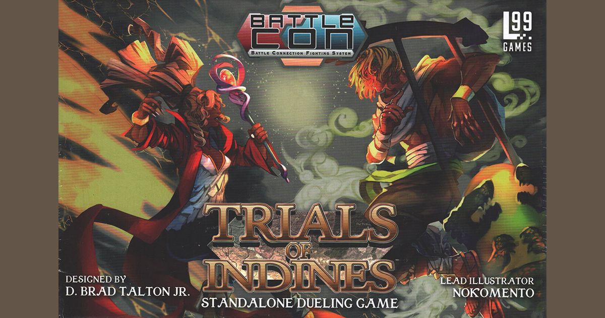 Paper box for cards | BattleCON: Trials of Indines