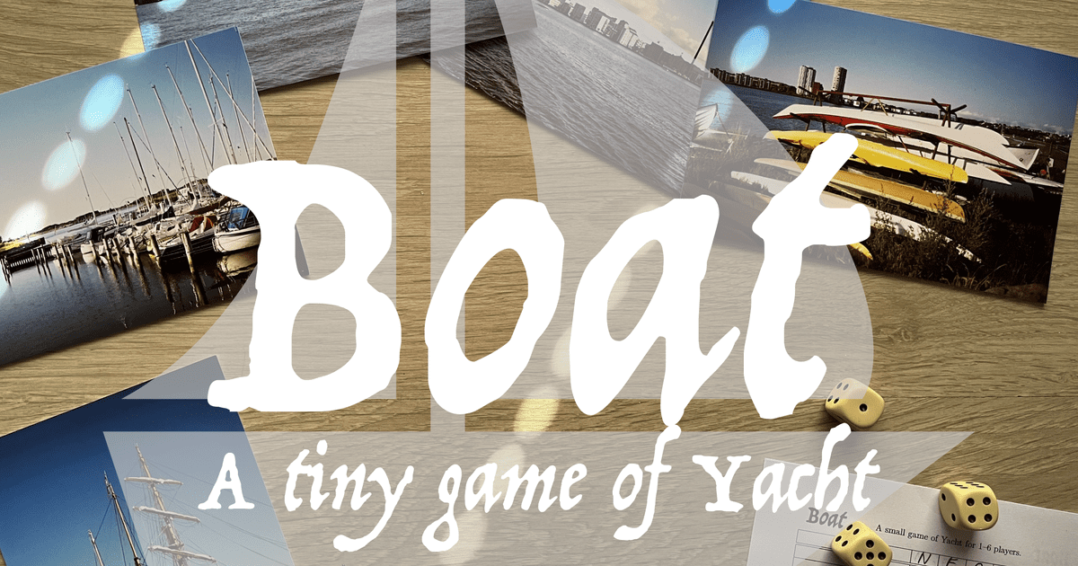 Boat | Board Game | BoardGameGeek