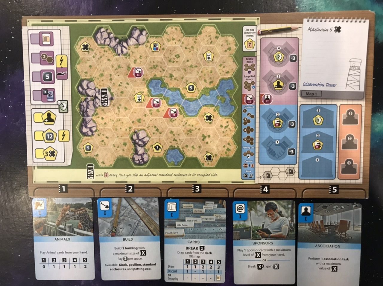 Ark Nova Common Setup Solo Challenge II, September 2023 | Ark Nova